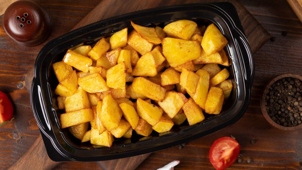 Recette des potatoes au four croustillantes et moelleuses